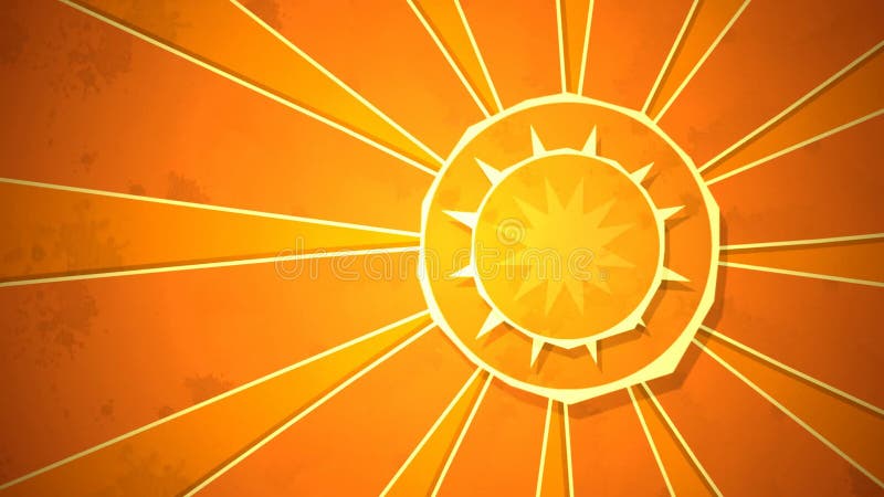 Radial Sunshine Loop stock video. Video of fairytale - 35370103