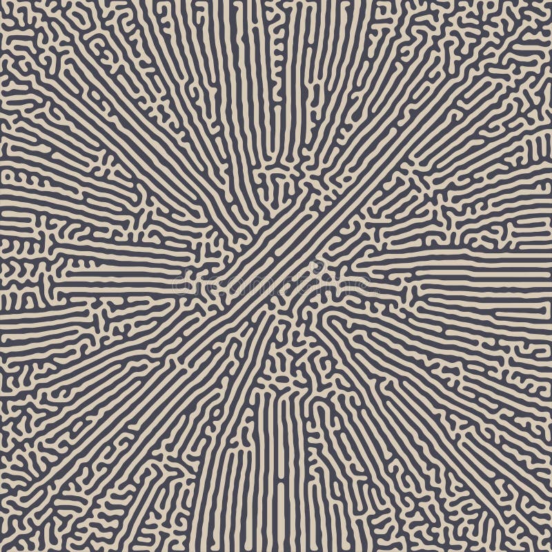 Radial Turing Pattern Reaction Diffusion Texture Vector Abstract