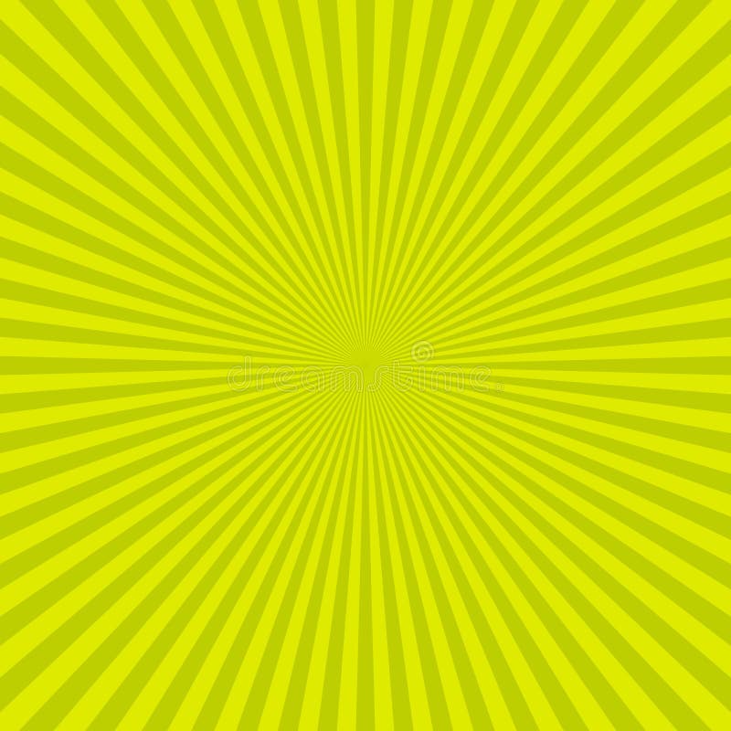 Radial Yellow Sun Rays, Bright Web Template Texture Background - Vector ...