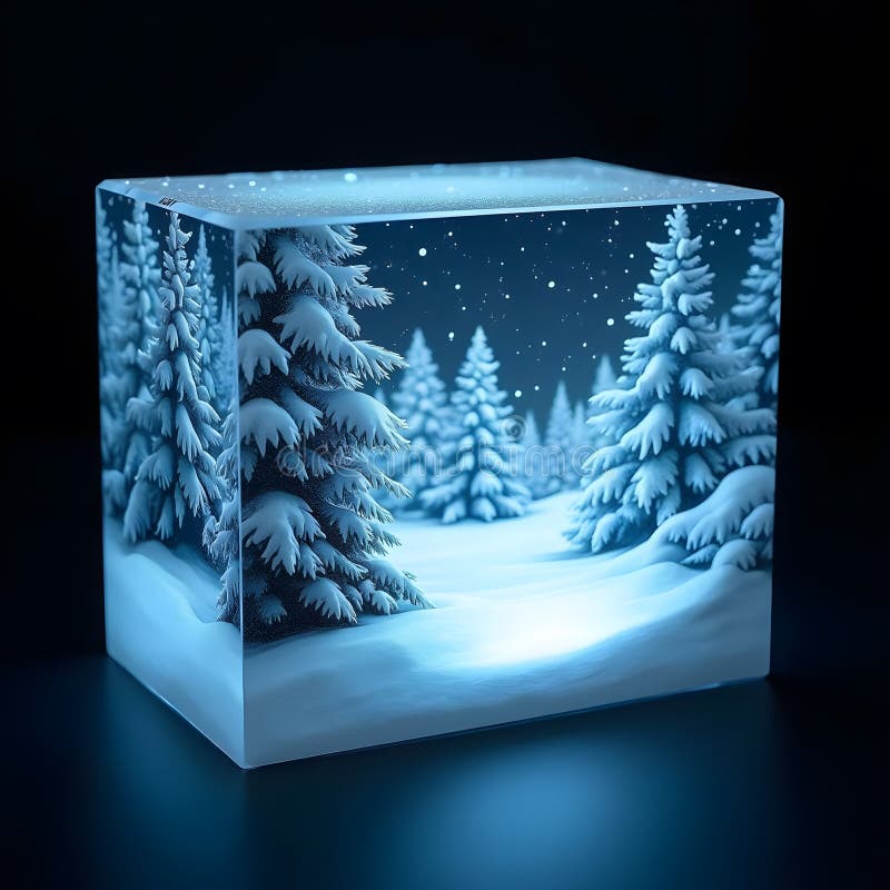 Radiant Architecture Illuminated by Volcanic Glow Stock Illustration ...