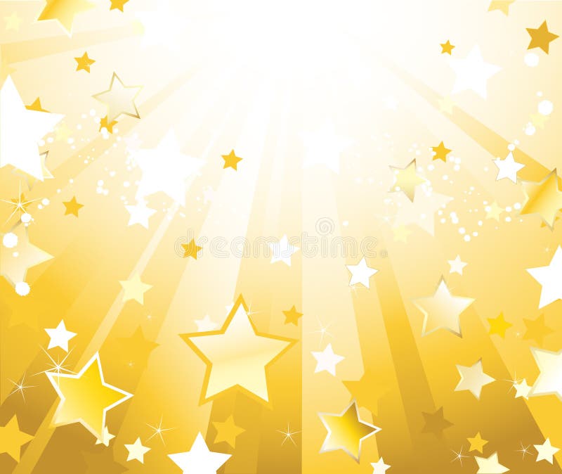 Radiant Background with Stars Stock Vector - Illustration of metal ...