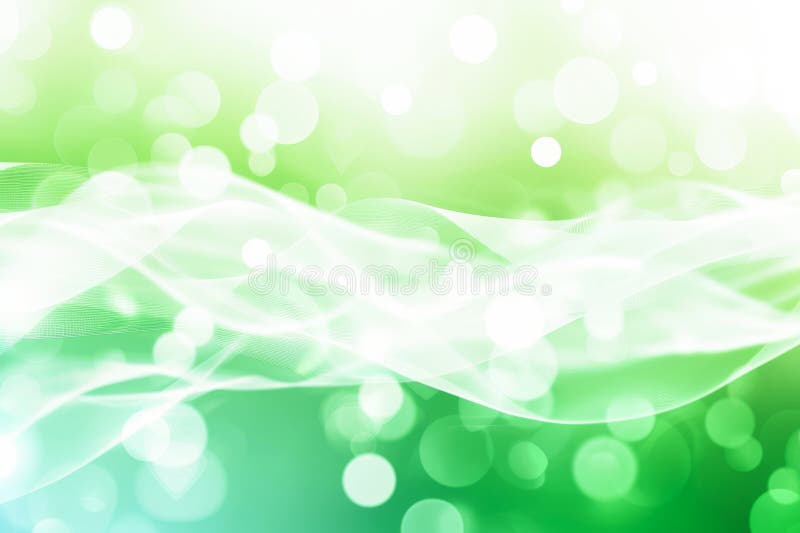 Abstract Green and White Light Rays with Particles on a Luminous ...