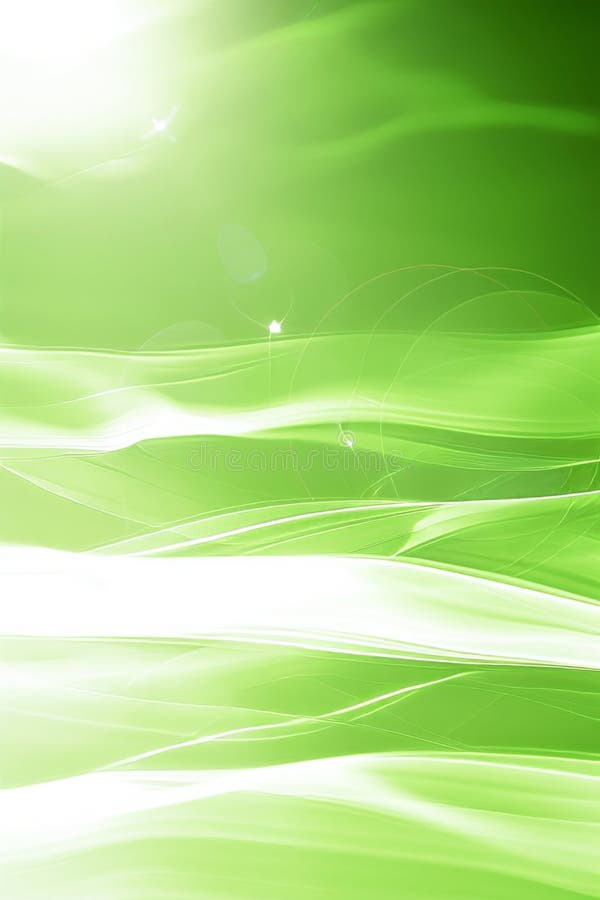 Abstract Green and White Light Rays with Particles on a Luminous ...
