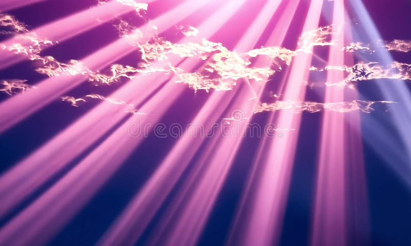 Radiant Beams of Light Piercing through Clouds Stock Footage - Video of ...
