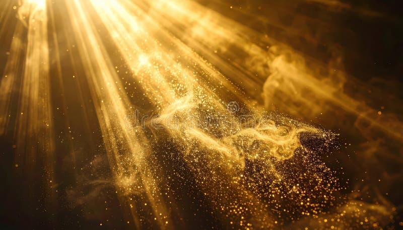 Radiant Beams of Light Piercing through the Dramatic Cloudscape Light ...