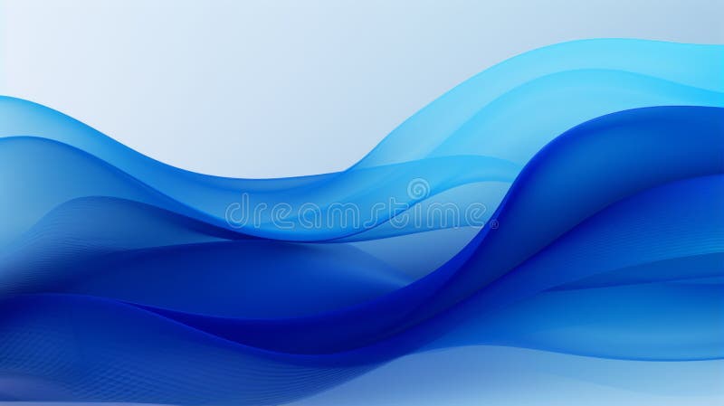 Radiant Blue Canvas, Splash of Color in Projects Stock Illustration ...