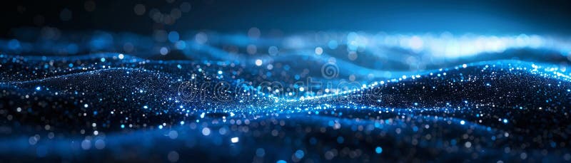 Radiant Blue Grainy Light on Dark Background, Gradient Noise Texture ...