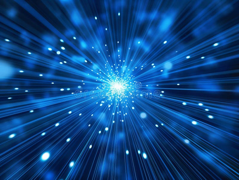 Radiant Blue Light Burst stock image. Image of shine - 320045203