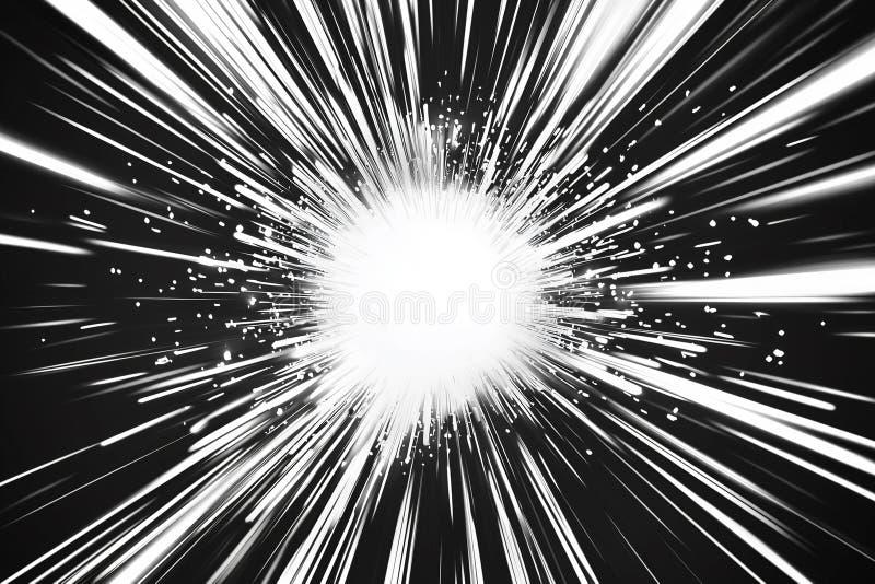 Radiant Burst of Energy stock illustration. Illustration of movement ...