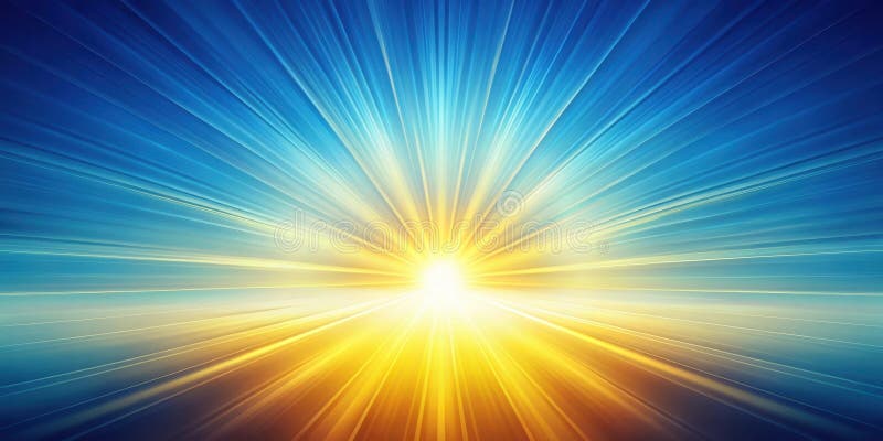 Radiant Burst of Light a Dynamic Abstract Sunbeam Image Representing ...