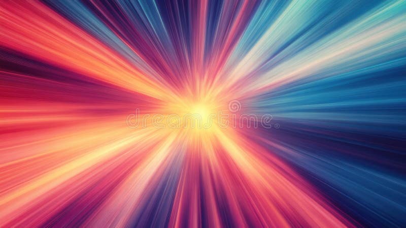 Radiant Burst, a Symphony of Colors in Motion Stock Image - Image of ...
