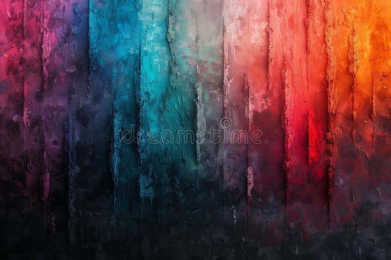 Radiant Cascade of Colors for Background Use Stock Illustration ...