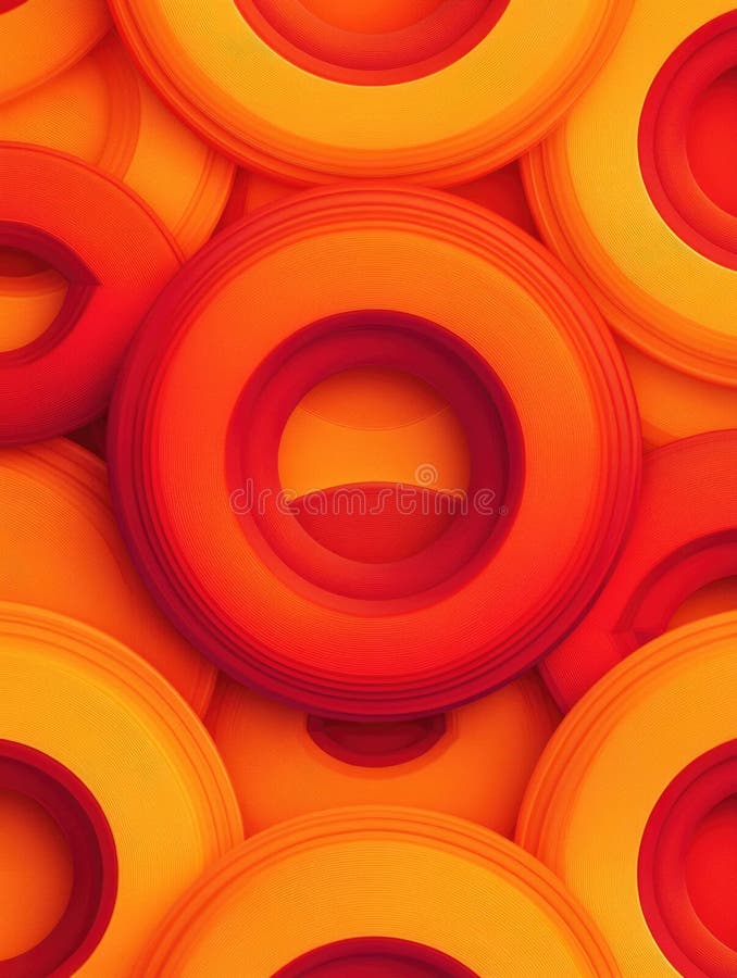 Radiant Circles stock photo. Image of orange, contemporary - 362070494
