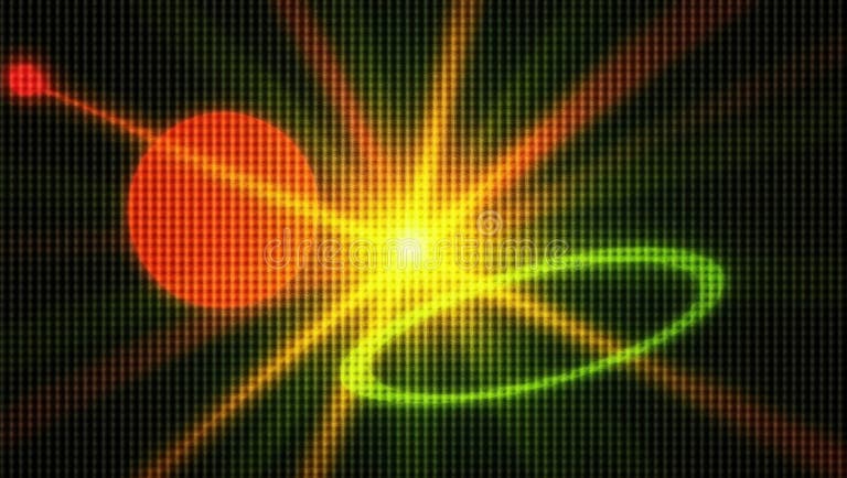 Radiant Collision of Celestial Forces in the Cosmic Void Stock ...