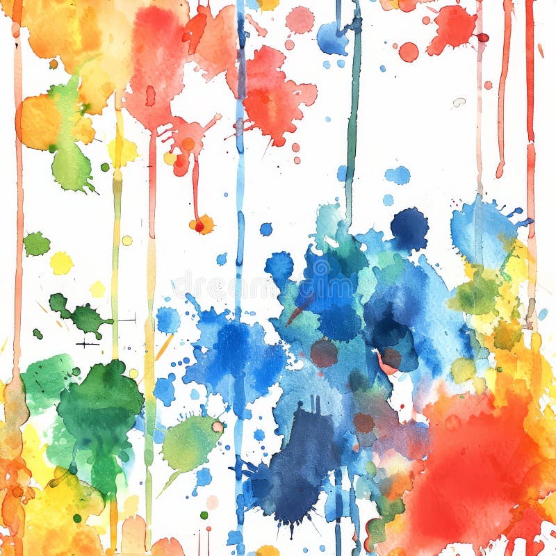 Radiant Colors Splash and Swirl Together in a Stunning Display Stock ...