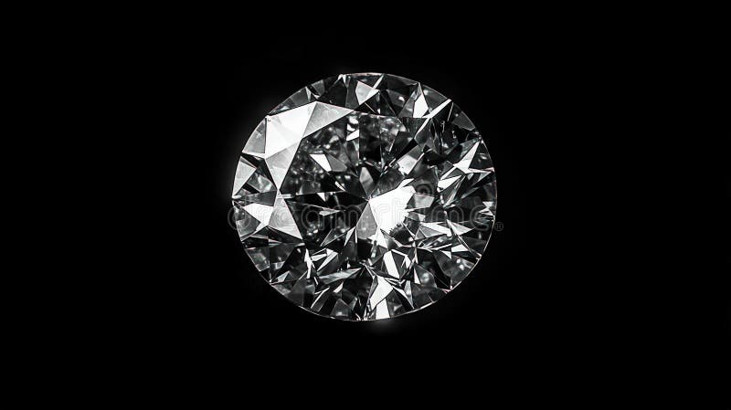 Radiant Diamond, Perfect Cut Stock Illustration - Illustration of ...