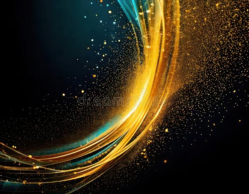 A Radiant Display of Light and Elegance Background Stock Illustration ...