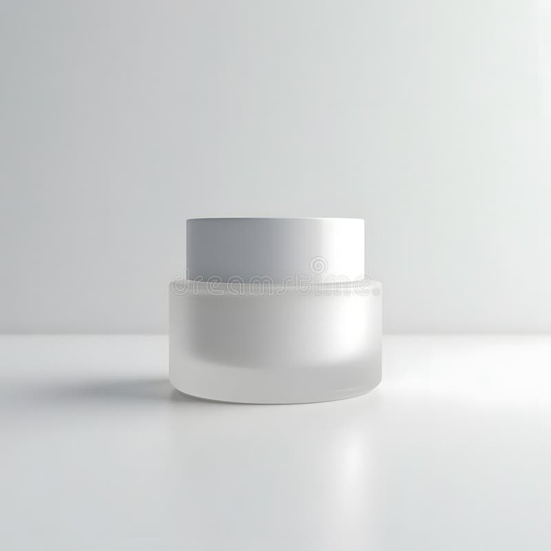 Pure Radiance a Luxe Skincare Cream Jar in Modern Elegance Stock ...