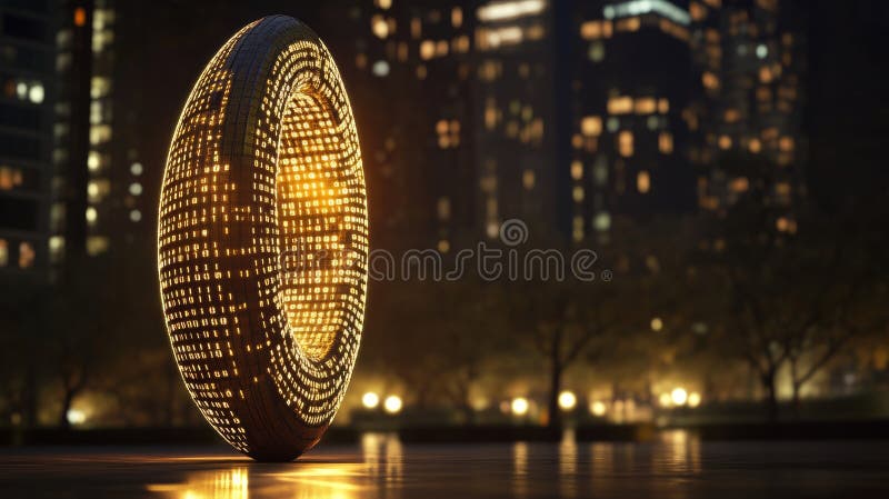 Radiant Emblem Representing Cutting-edge Cybersecurity Defense in ...