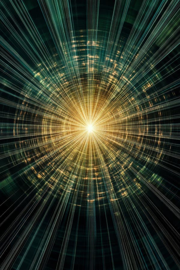 Radiant Energy Burst with Dynamic Light Patterns and Textures Stock ...