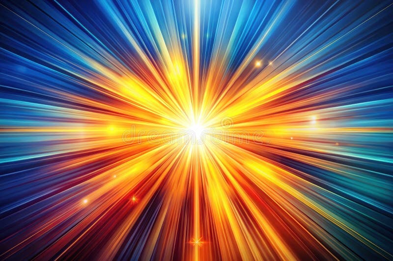 Radiant Energy Burst a Vivid Display of Converging Light Rays and ...