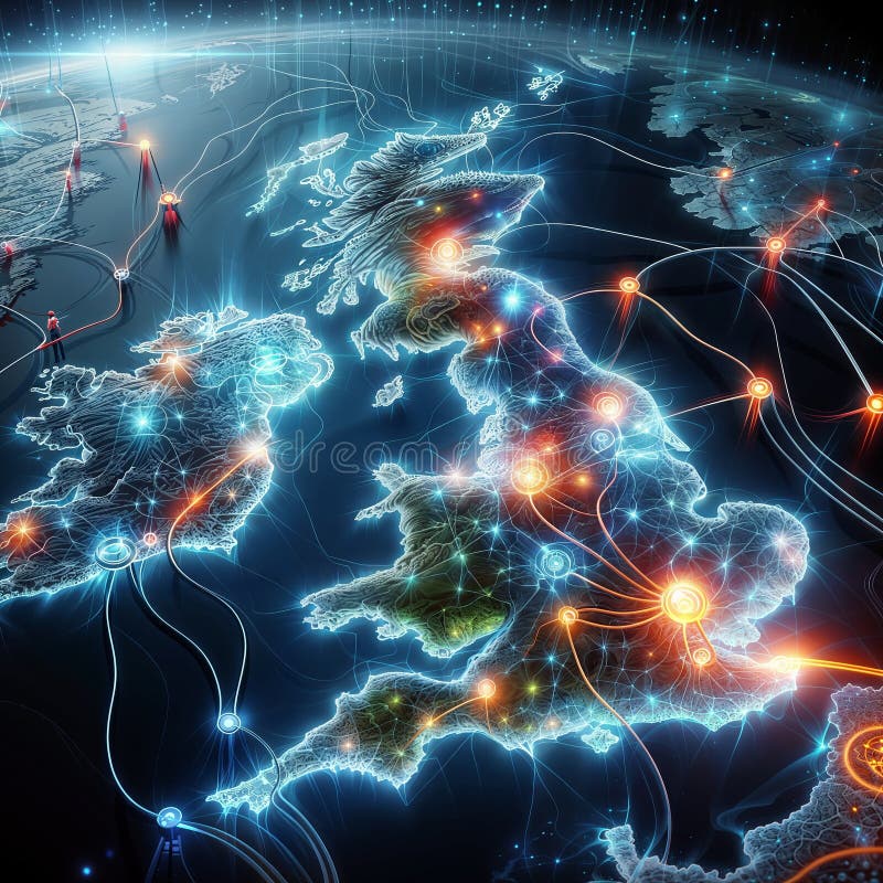 Radiant Energy Flows Define the UK S Electric Map, Emphasizing ...