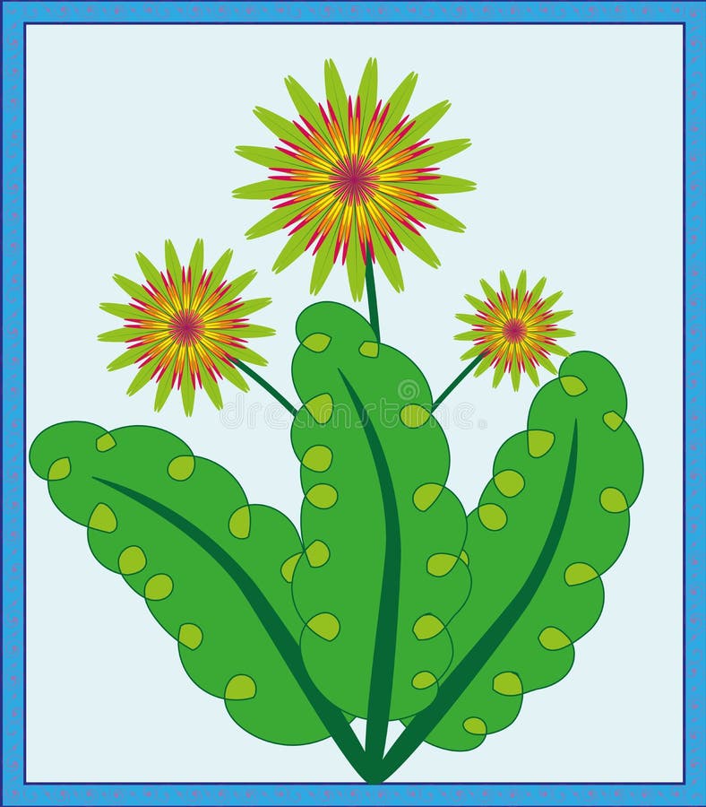 Radiant flower vector stock illustration. Illustration of decorative ...