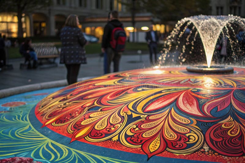 Radiant Fluid Textures Blending Bold Luminous Artistic Patterns Stock ...