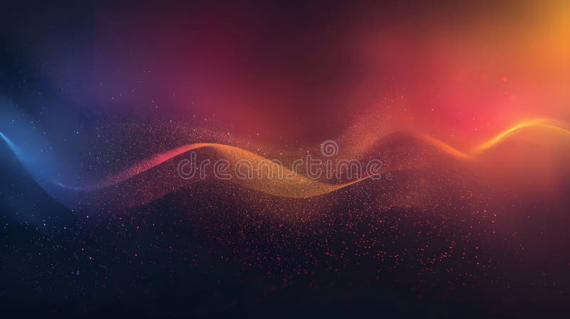 Radiant Fluidity: Mesmerizing Abstract Waves in Red, Orange, and Blue ...