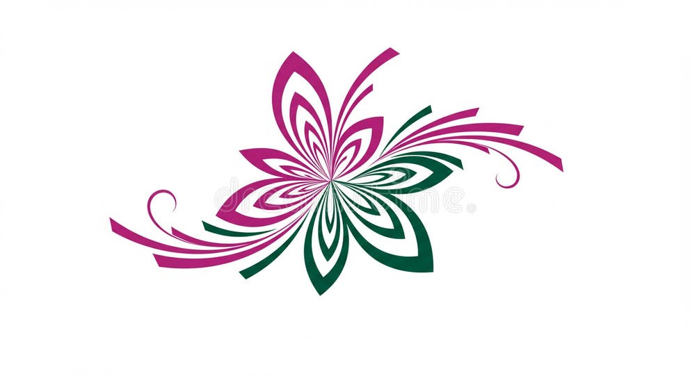 A Radiant Geometric Star Pattern Features Interlocking Triangular ...