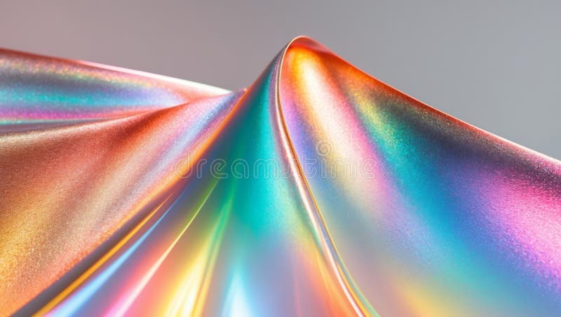 Radiant Glossy Textures Showcasing Vibrant Striking Gradient Effects ...