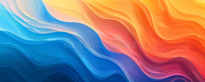 A Radiant Gradient Color Wave Background with Bold Transitions from ...
