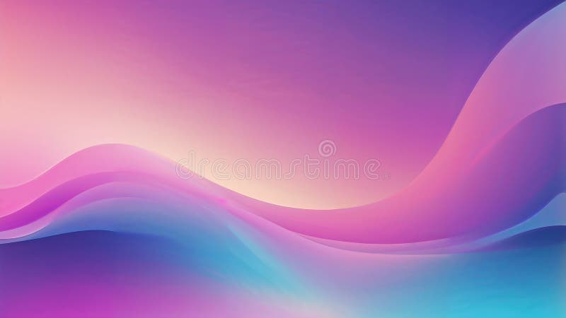 Radiant Gradient Wave Pattern - Abstract Digital Masterpiece Stock ...