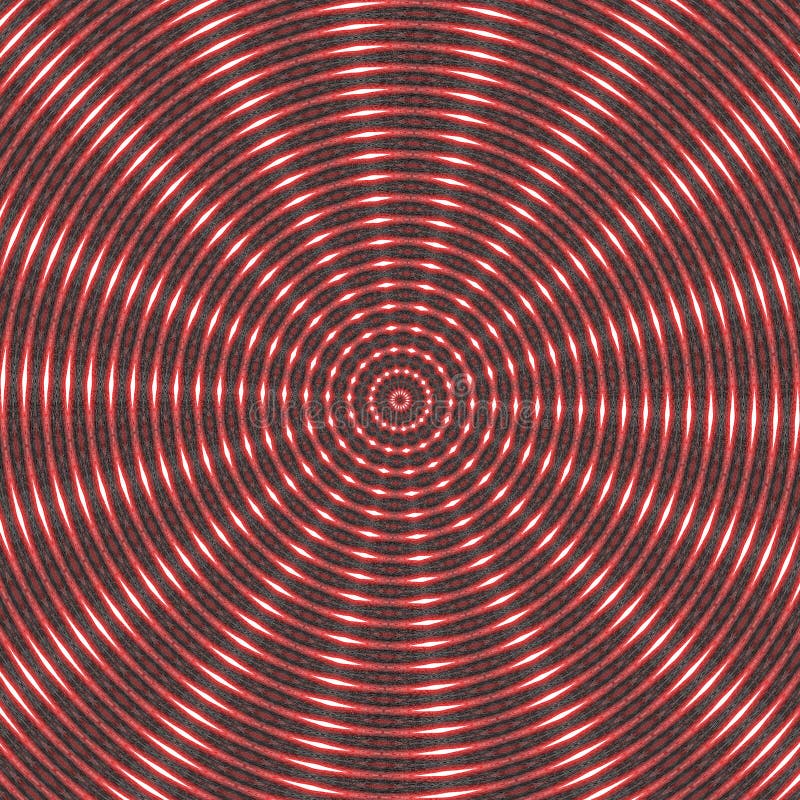 Radiant Hypnotic Red Background Stock Illustration - Illustration of ...