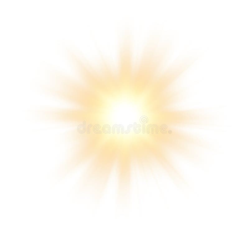 Radiant Lens Flare Effect, Capturing Sunlight, Glowing Beams, and ...