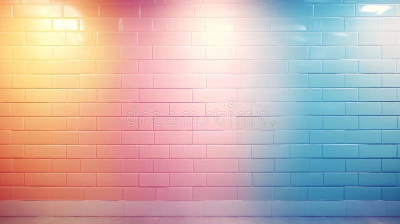 Radiant Light Beam Illuminates Colorful Wall, Creating Vibrant and ...