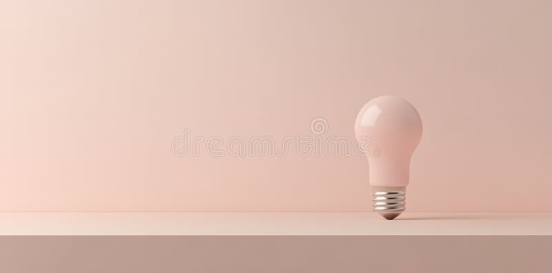 A Radiant Light Bulb on a Shiny Surface Embodies Inspiration and ...