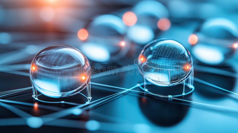 Radiant Light on Glass Sphere, Study of Transparency and Reflection ...