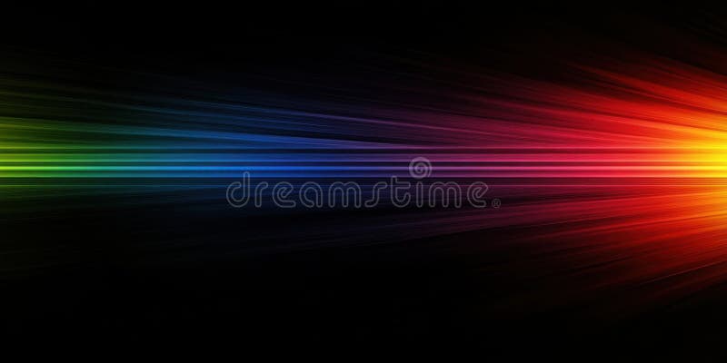 Radiant Light Streaks Add Colorful Abstract Theme, Speed ??Lines ...