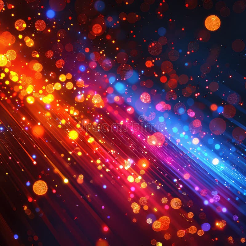 Radiant Luminescence: Dynamic Abstract Lights in Mesmerizing Motion ...