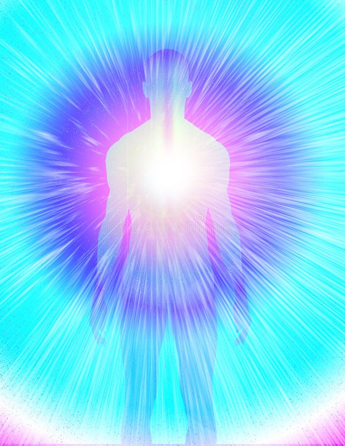 Spiritual man stock illustration. Illustration of psychology - 13767454