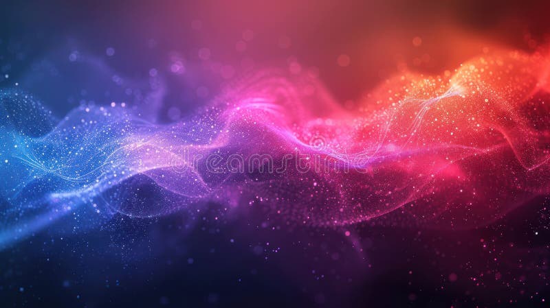 Radiant Night: Abstract Gradient Dark Background with Incandescent ...