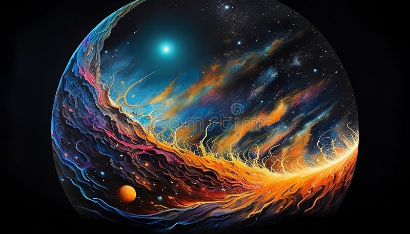 Radiant Planet - a Mesmerizing AI Generated Artwork, Made with ...