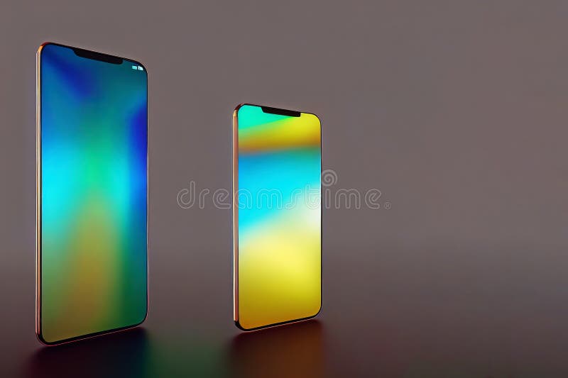 Radiant Rainbow Displays. Dual State of the Art Phones on a Subtle ...