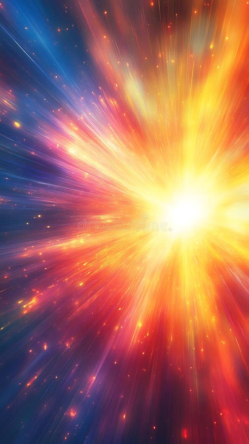 Radiant Rays: a Fractal Symphony Stock Illustration - Illustration of ...