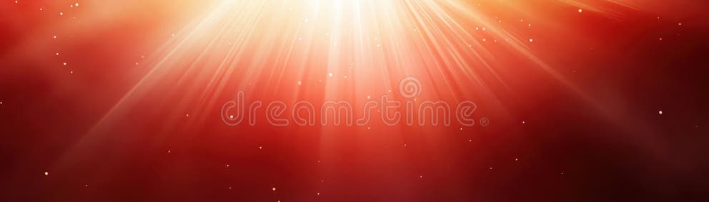 Radiant Red Background with Light Rays, Ideal for Digital Art and ...
