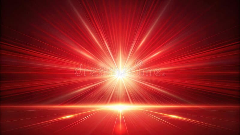 Radiant Red Light Burst Abstract Background Design for Presentations ...