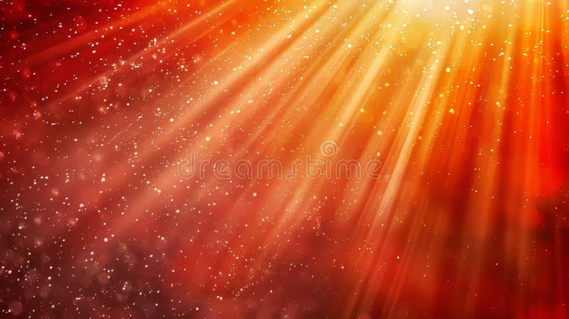 Radiant Red Light Burst on Dark Background with Red, Orange, and Golden ...