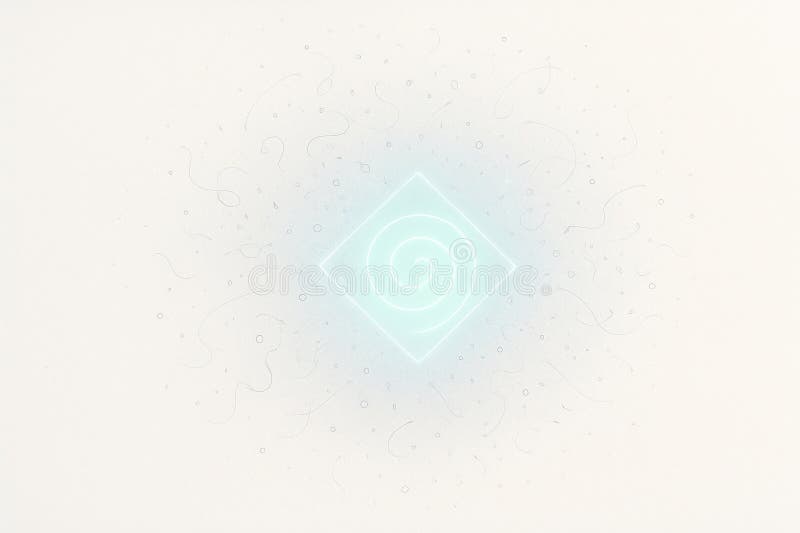 A Radiant Spiral Pattern with a Soft Glow on a Light Background. Stock ...