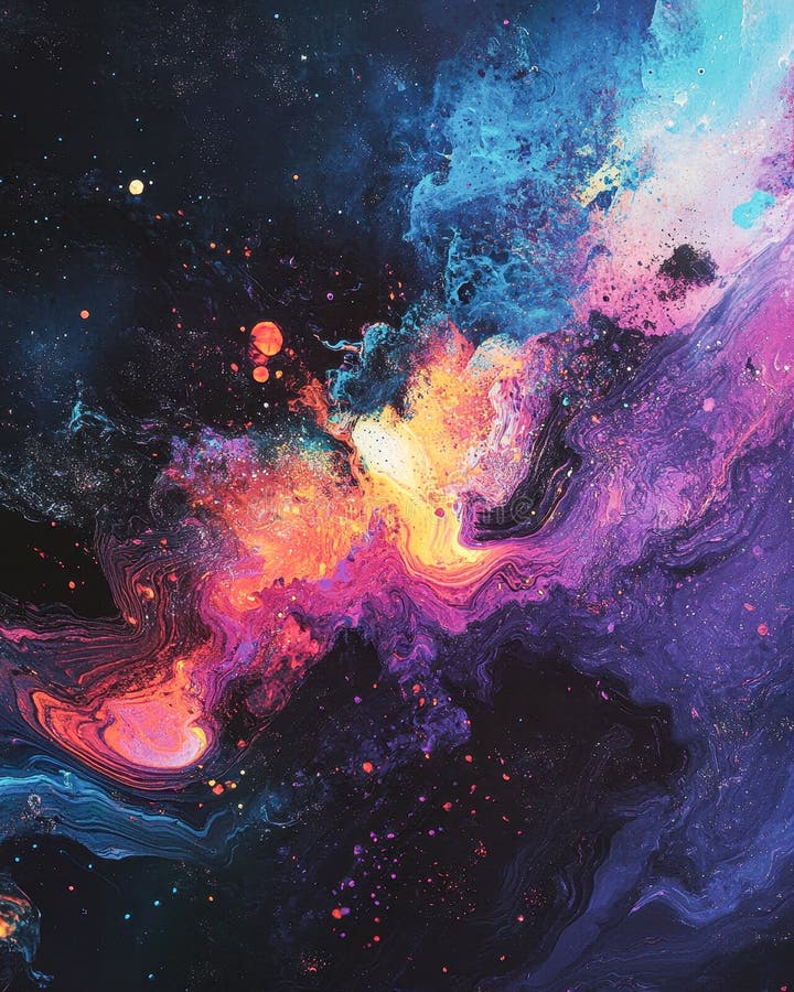 Fusion of Artistry and Cosmos Reveals Vibrant Celestial Structures in a ...